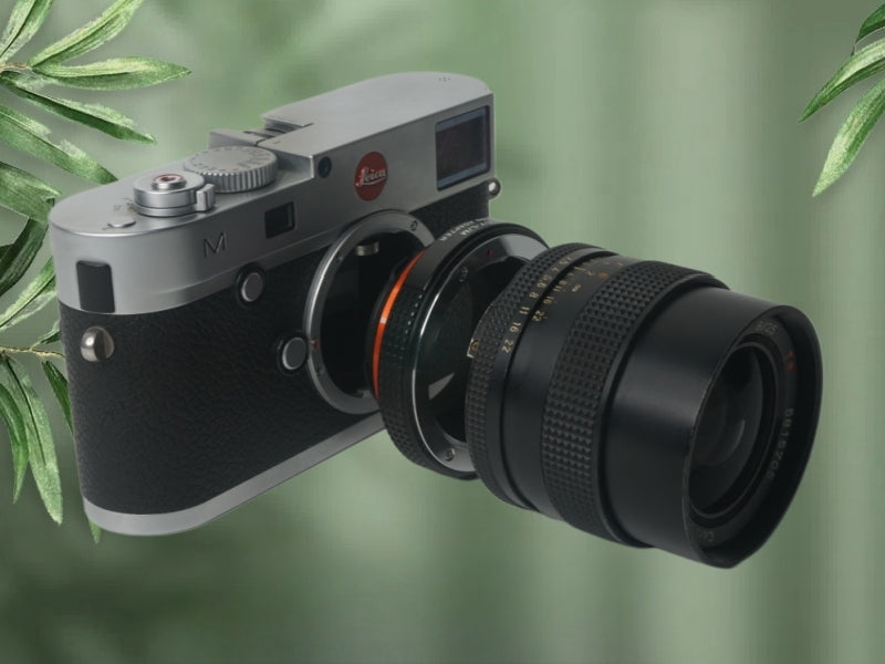 PHOLSY Lens Mount Adapter Manual Focus Compatible with Leica M Mount C